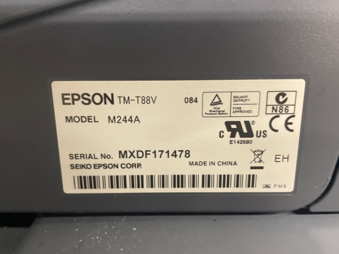 Ultimate Technology Checkout w/ (4) Epson Model M244A for sale
