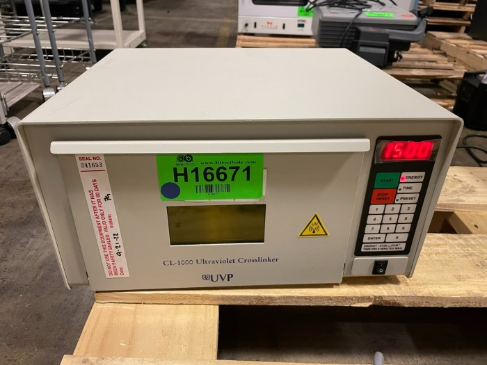 UVP CL-1000 Ultraviolet Crosslinker *Powered on at time of auction* for ...
