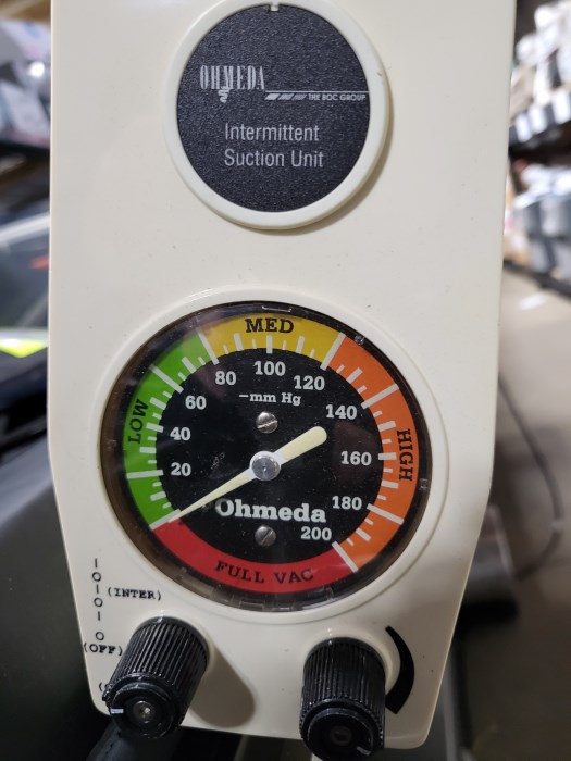 Vacutron/Ohmeda Suction Regulators (Assorted) for sale