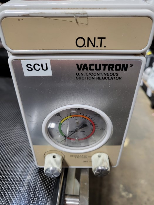 Vacutron/Ohmeda Suction Regulators (Assorted) for sale