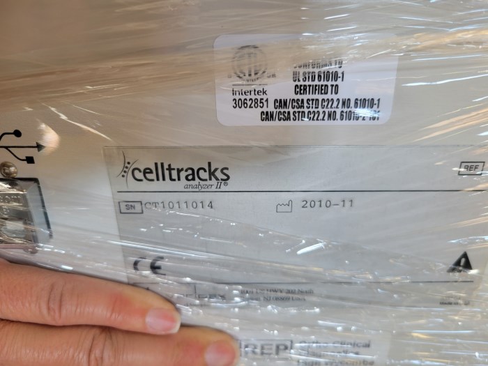 VERIDEX CELLTRACKS ANALYZER II Fluorescence Analyzer for sale