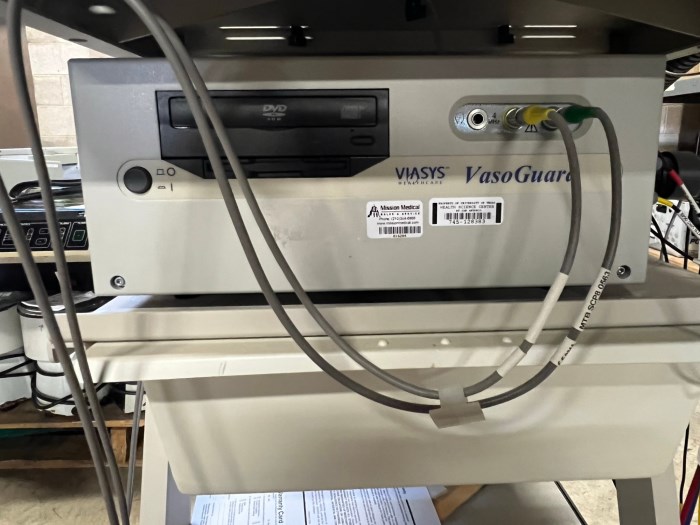 Viasys VasoGuard Cart w/ Monitor & Accessories for sale