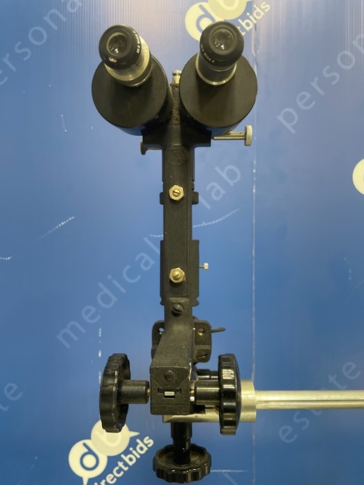 Vintage B&L (Bausch & Lomb) Microscope Heavy Base & Arm Extension with ...