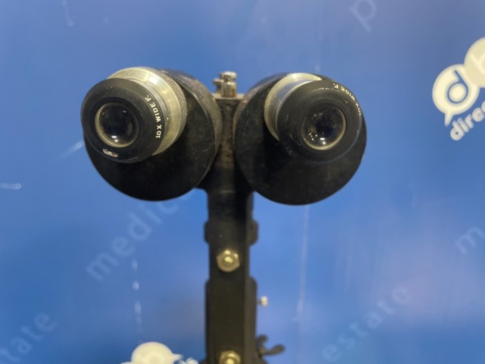 Vintage B&L (Bausch & Lomb) Microscope Heavy Base & Arm Extension with ...