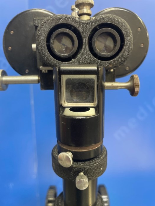 Vintage B&L (Bausch & Lomb) Microscope Heavy Base & Arm Extension with ...