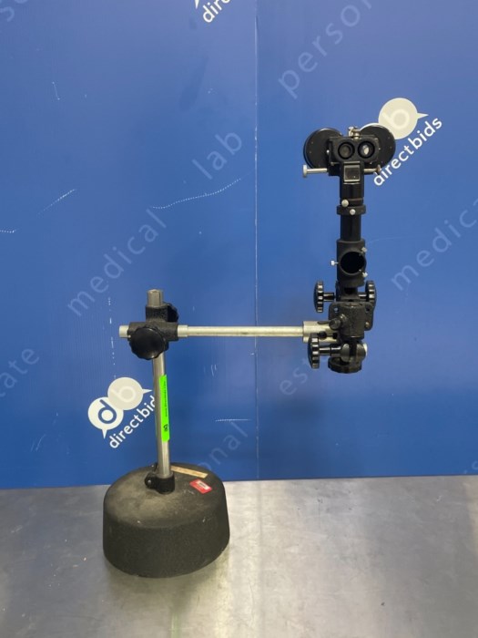 Vintage B&L (Bausch & Lomb) Microscope Heavy Base & Arm Extension with ...