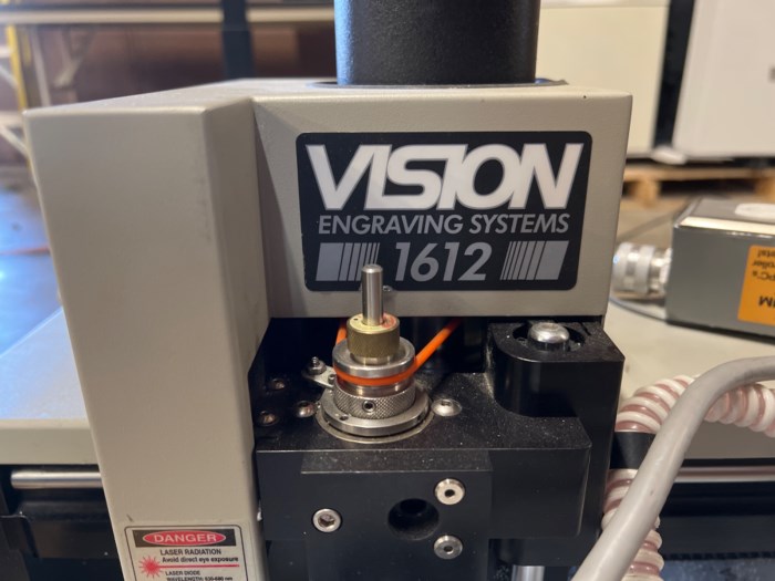 Vision Engraving System Series 3 w/ Industro-Vac Model: 900472 for sale