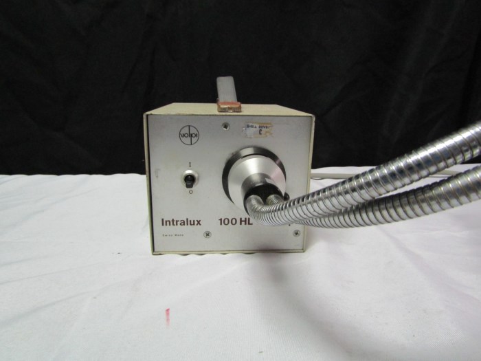 Volpi Intralux 100 Modul 100 Watts, Dual 21" Fiber Optic Light Source ...