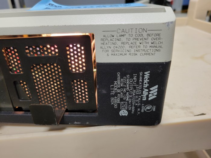 Welch Allyn 48830 Lite Box for sale