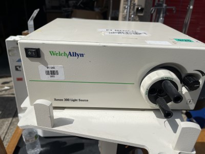 WELCH ALLYN XENON 300 LIGHT SOURCE AND CART for sale