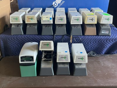 Widmer Time & Date Automatic Stamp Machine (Lot of Approximately 18 ...