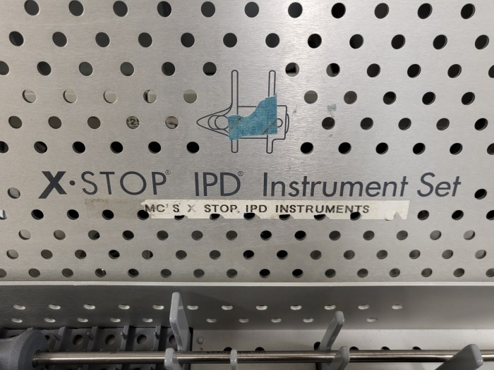 X-stop IDP instrument set Tool for sale