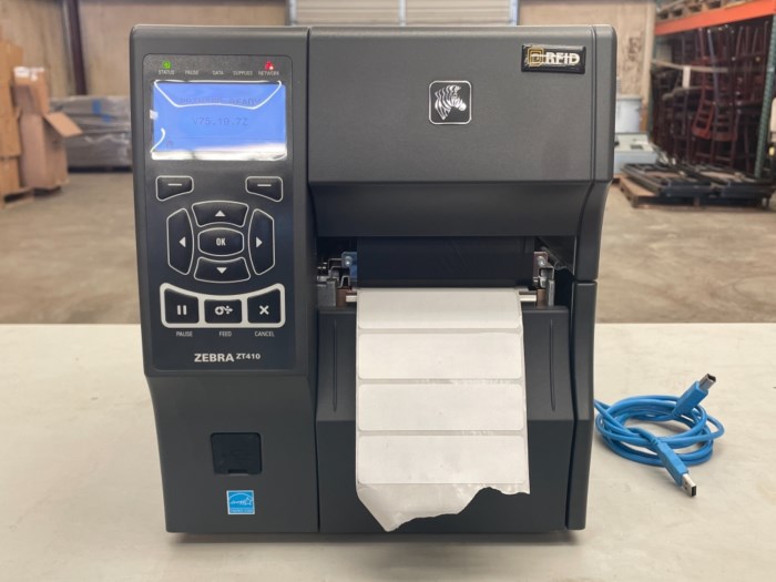 Zebra ZT410 Series Thermal Printer & Motorola MC3100 Series Handheld ...