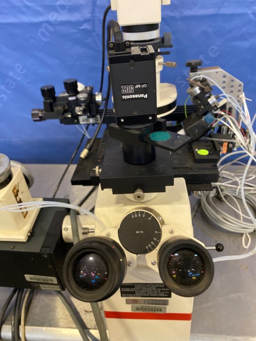 Zeiss Axiovert 100 Inverted Fluorescence Microscope Pred AXIO for sale