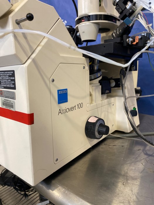 Zeiss Axiovert 100 Inverted Fluorescence Microscope Pred AXIO for sale