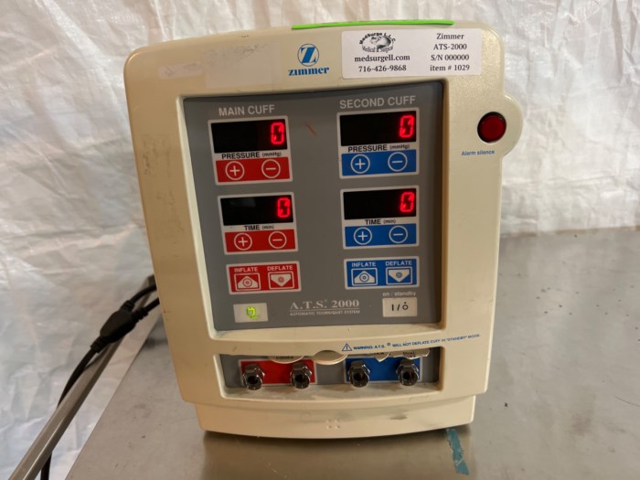 Zimmer ATS 2000 Automatic Tourniquet System for sale
