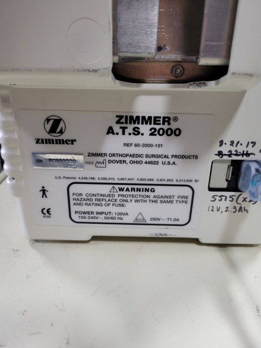 ZIMMER ATS 2000 Automatic Tourniquet System for sale