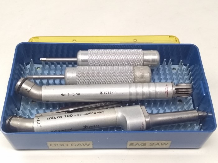 Zimmer Hall Micro 100 Oscillating Saw 5053-12 & Sagittal Saw 5053-11 ...